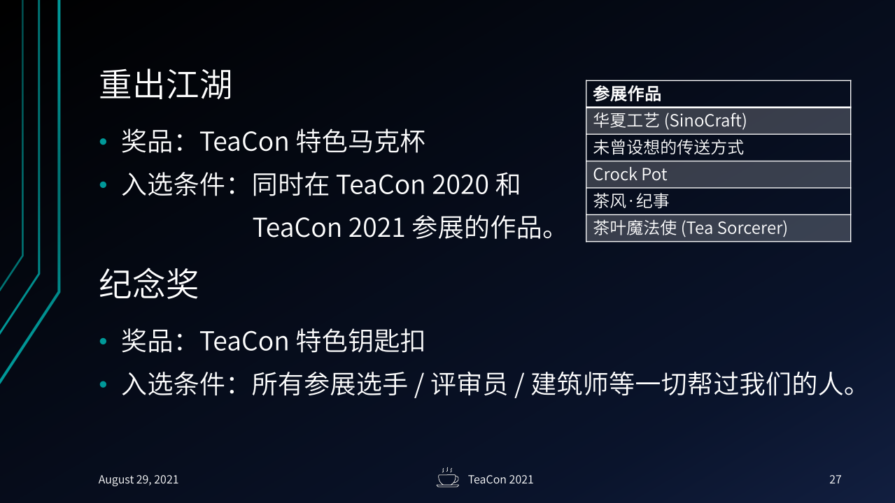 TeaCon 2021 · Mod 开发茶会 2021